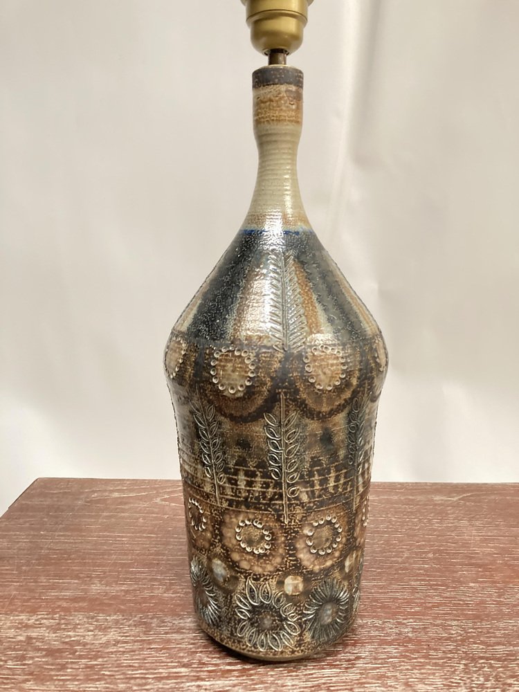 Ceramic Table Lamp from Quimper, 1970s for sale at Pamono