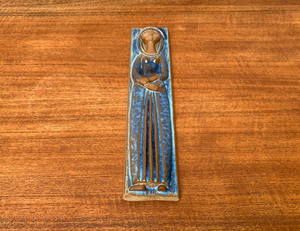 Mid-Century Danish Studio Pottery Wall Plaque by Marianne Stark for ...