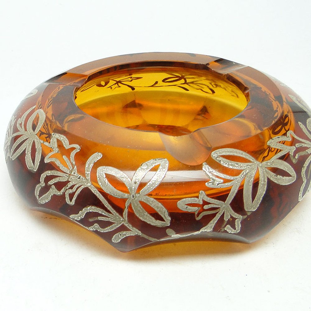 Art Deco Ashtray from Josephinehütte, Poland, 1930s for sale at Pamono