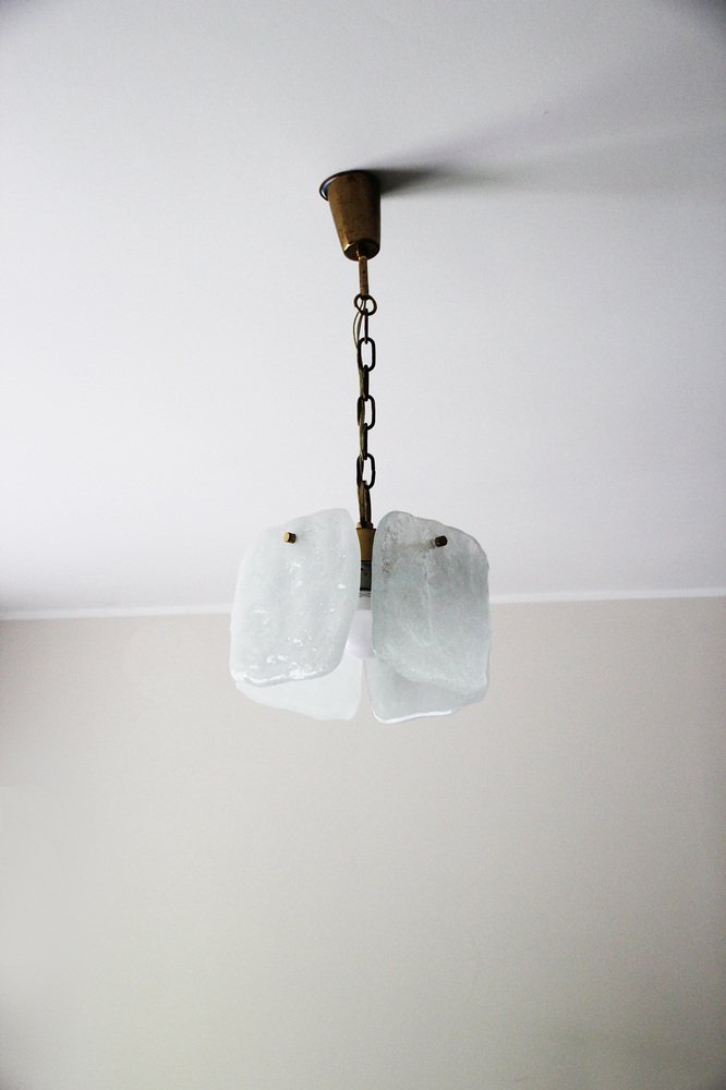 Glass Ceiling Light, 1990s for sale at Pamono