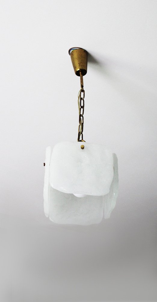 Glass Ceiling Light, 1990s for sale at Pamono