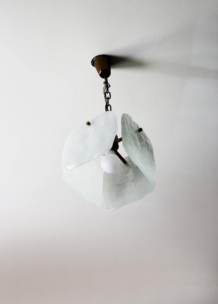 Glass Ceiling Light, 1990s for sale at Pamono