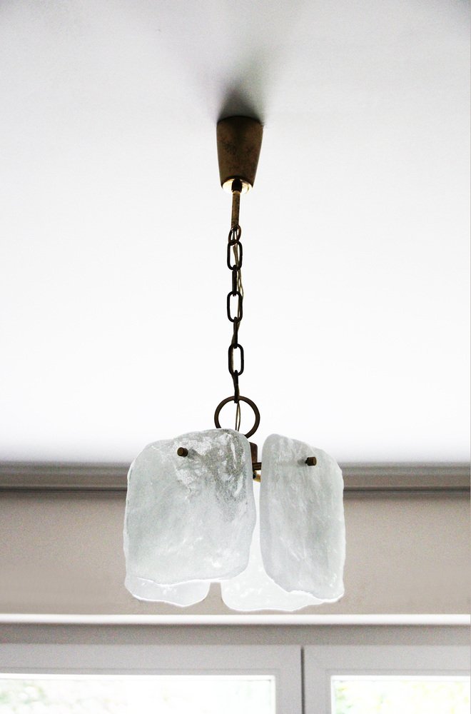 Glass Ceiling Light, 1990s for sale at Pamono