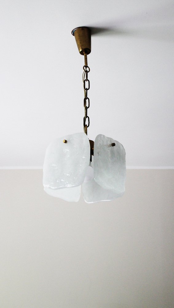 Glass Ceiling Light, 1990s for sale at Pamono