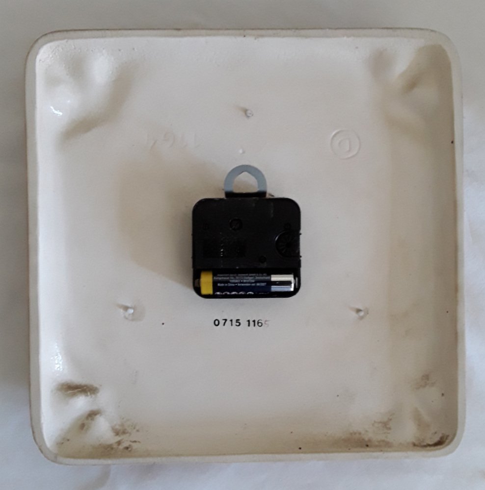 Vintage German Kitchen Clock, 1970s for sale at Pamono