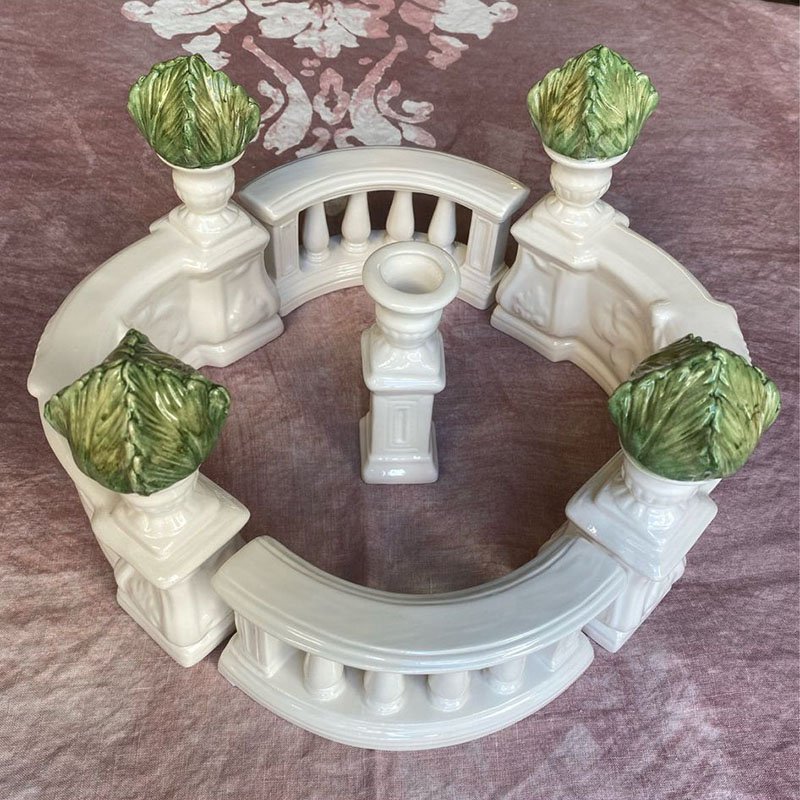 Italian Ceramic Centerpiece by Ceramiche Barettoni Nove for sale at Pamono