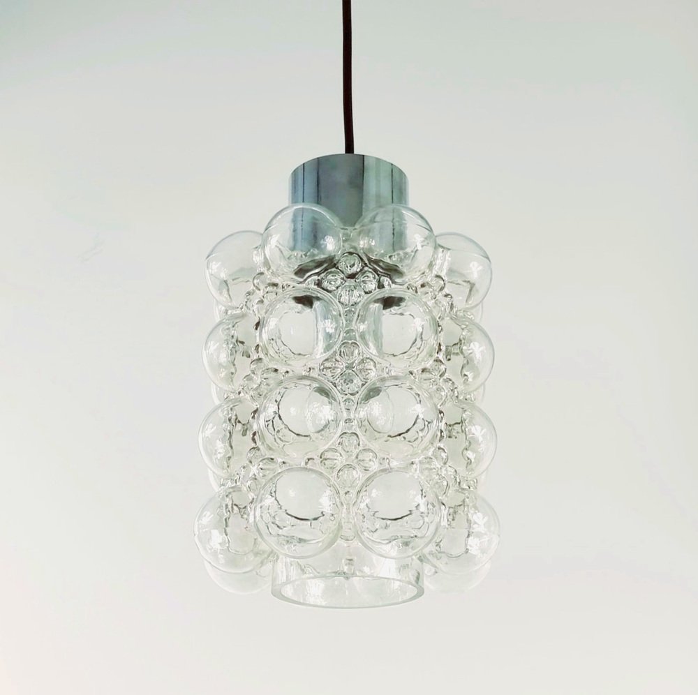 Lampada da soffitto Mid-Century moderna in vetro a bolle di Helena ...