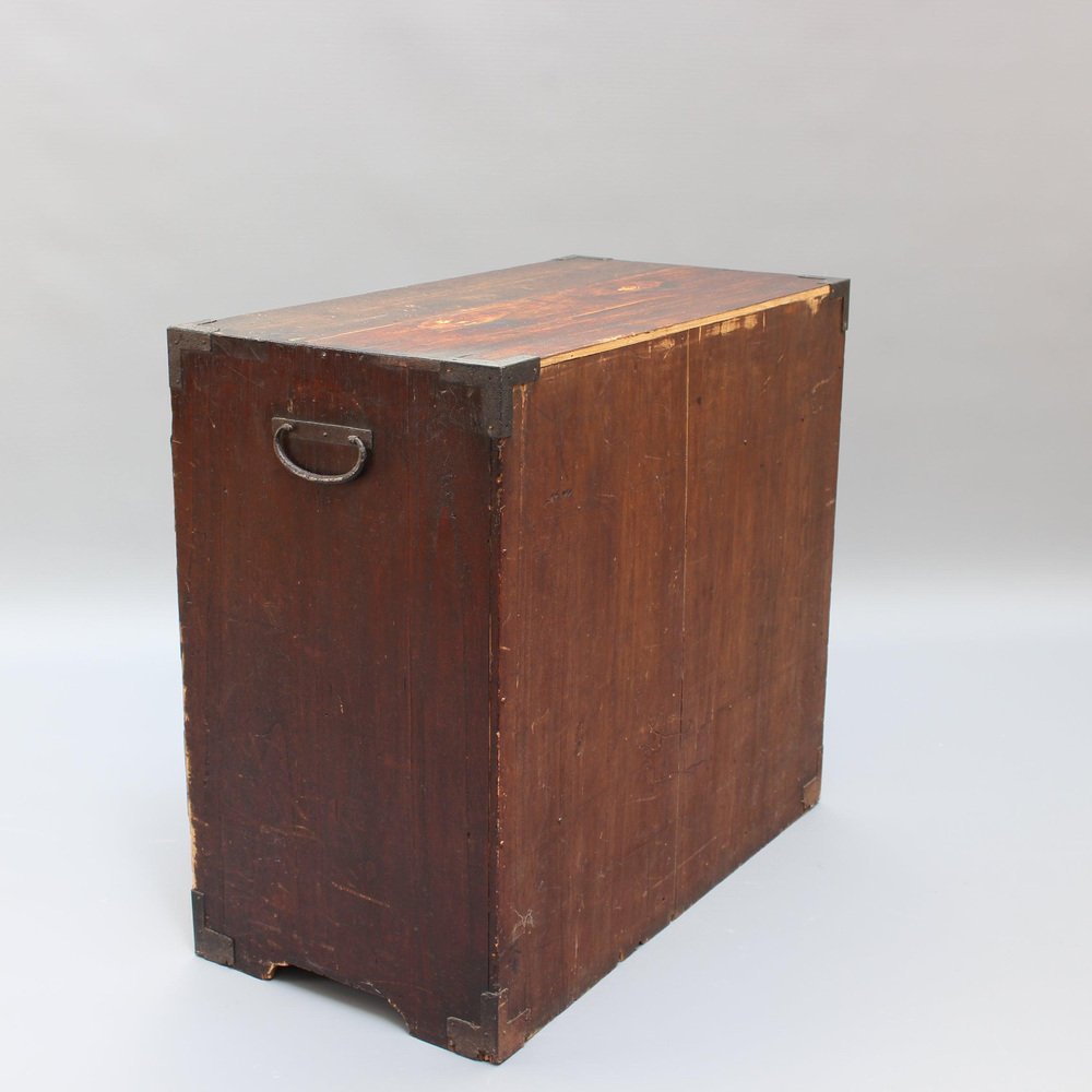 19th Century Japanese Edo Tansu Storage Chest for sale at Pamono