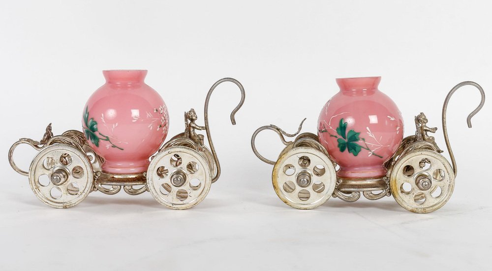 Antique Carriages for Bouquets of Flowers for Table Decoration, 1800s ...