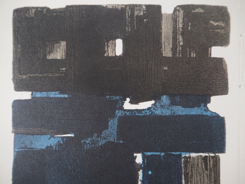 Pierre Soulages, Water Water X, 1957, Lithograph and Stencil for sale ...