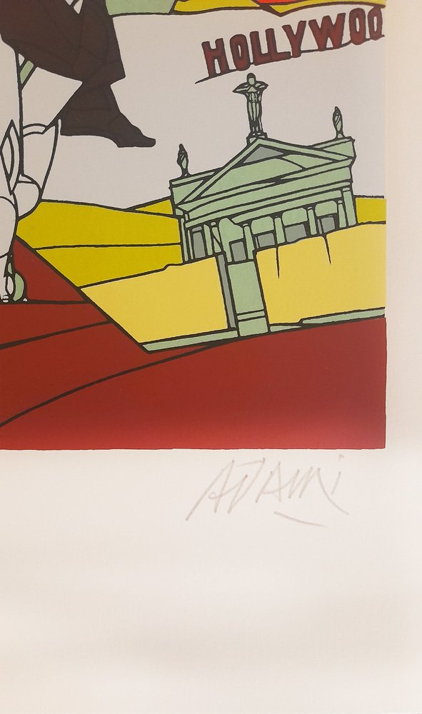 Valerio Adami, Sarasvati, 2006, Lithograph for sale at Pamono