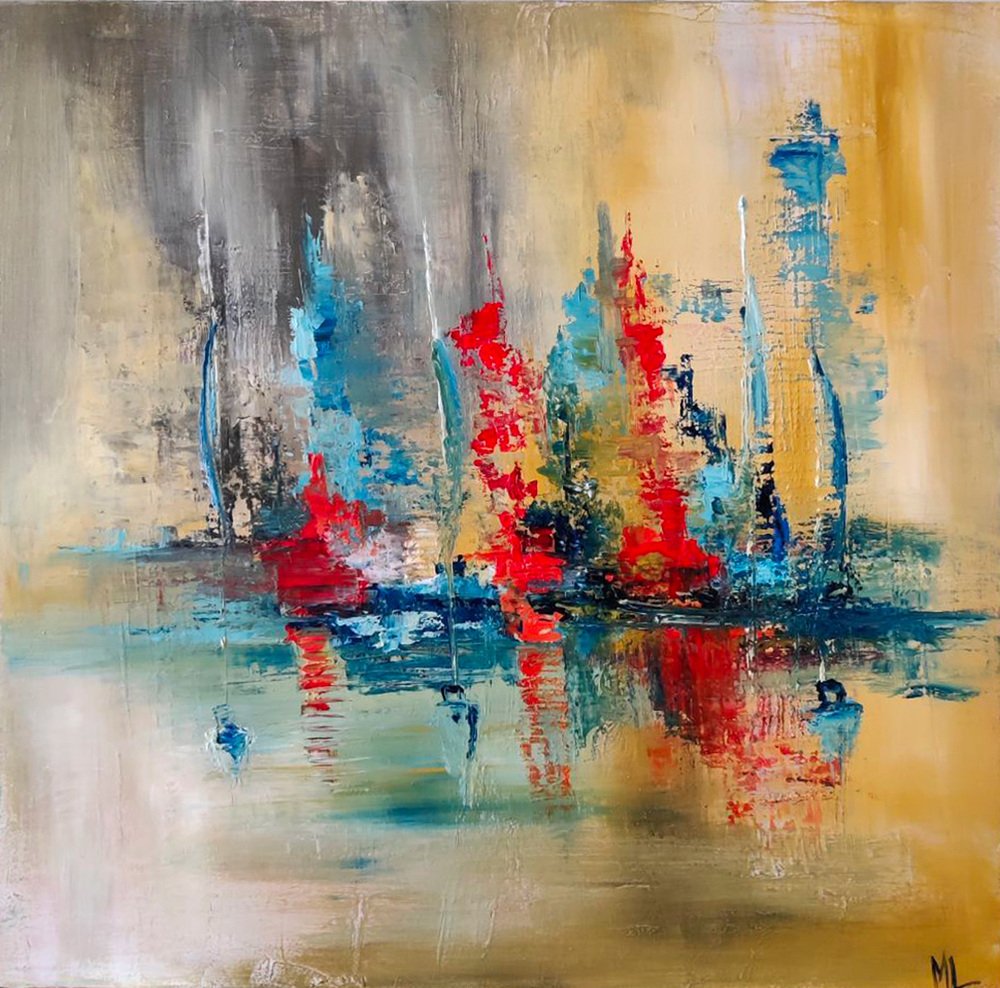 Marie-Line Robert, Chimeras, 2023, Oil on Canvas for sale at Pamono