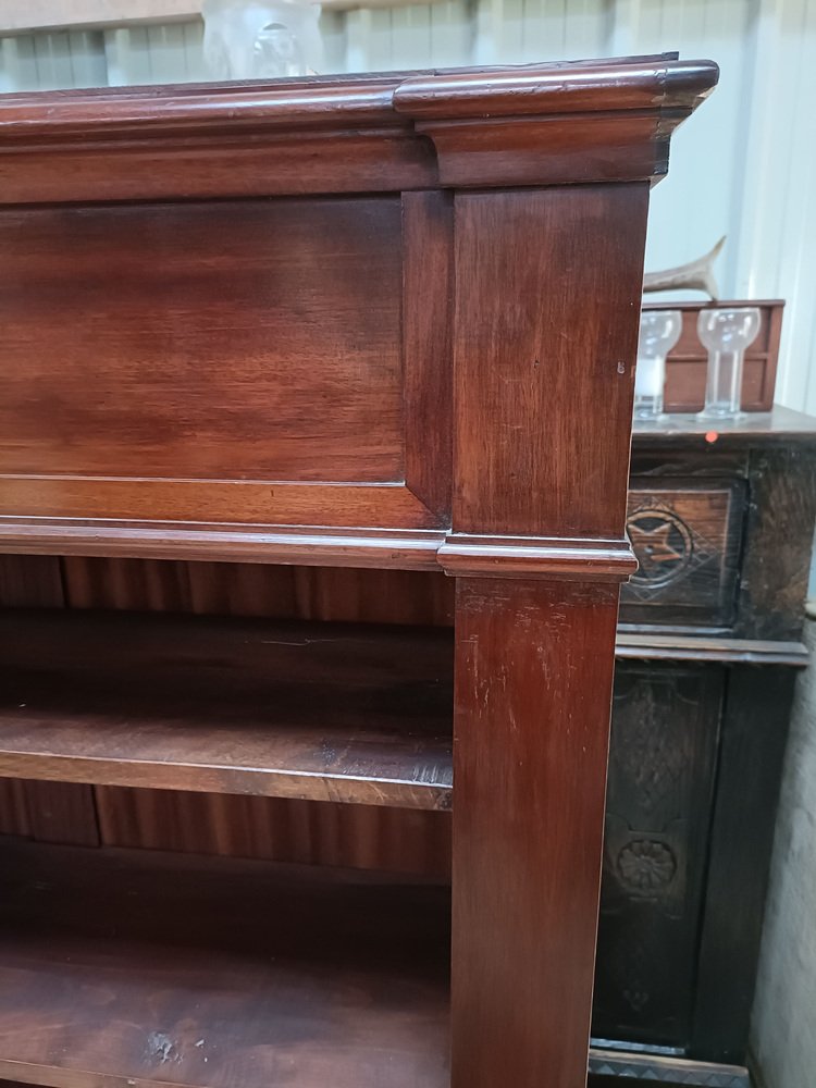 Late 19th Century Open Library in Mahogany and Veneer for sale at Pamono