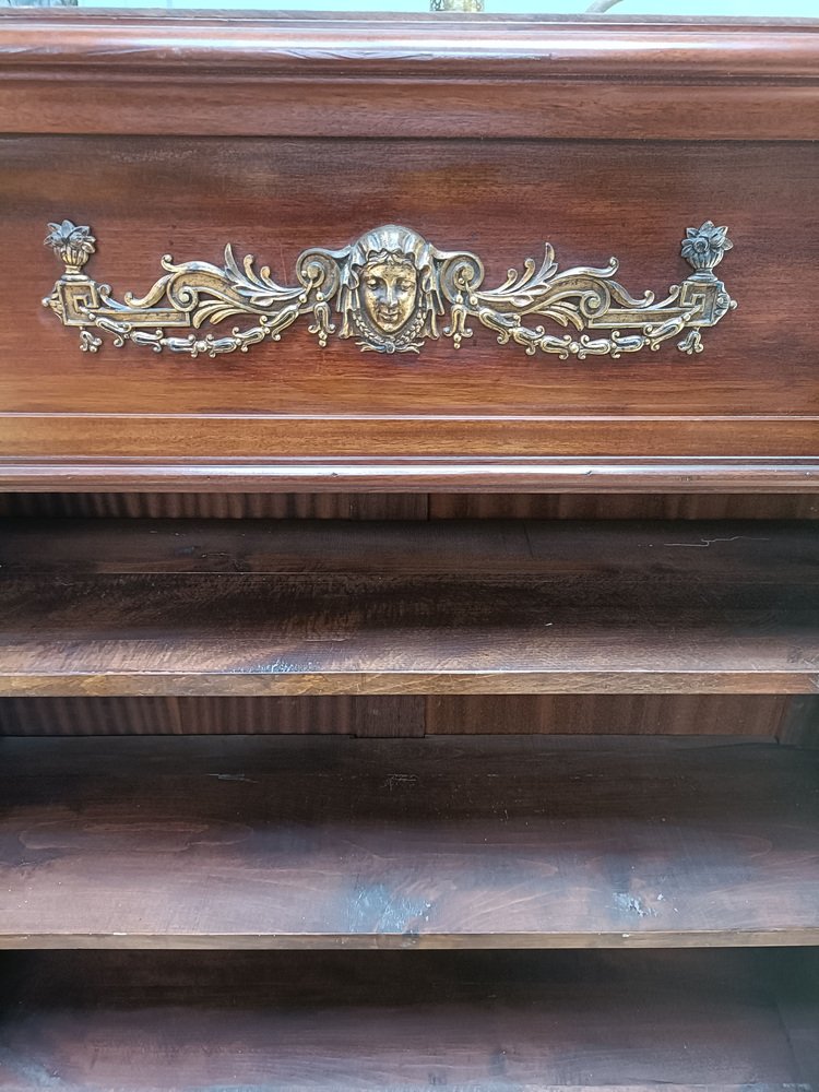 Late 19th Century Open Library in Mahogany and Veneer for sale at Pamono