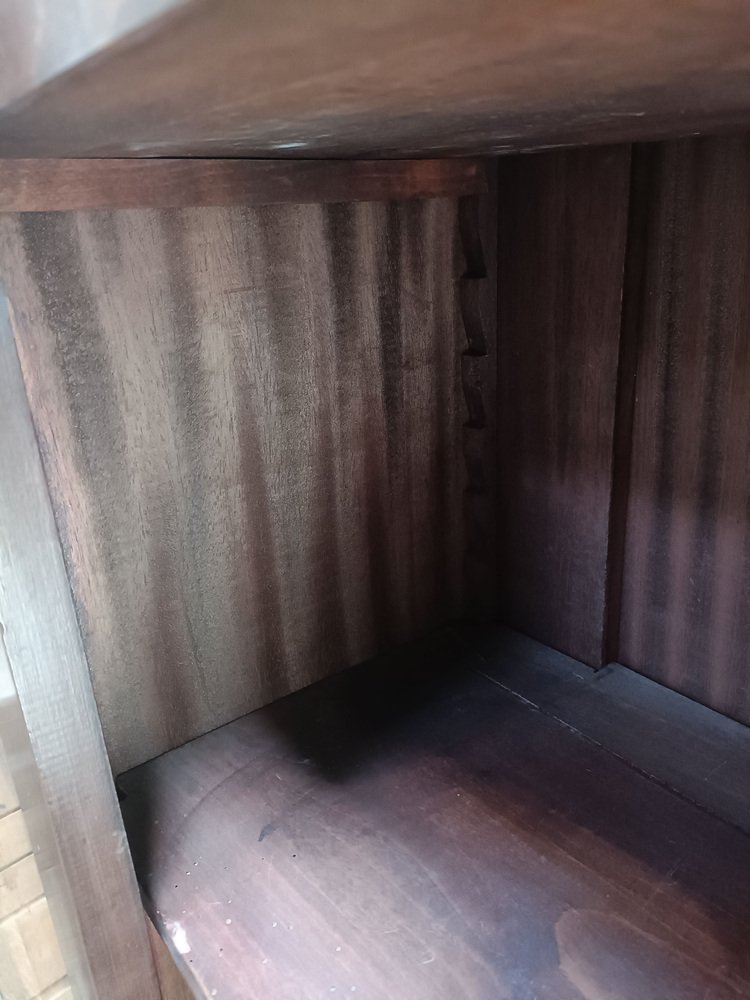 Late 19th Century Open Library in Mahogany and Veneer for sale at Pamono