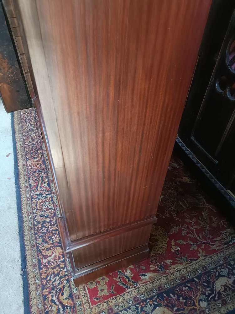 Late 19th Century Open Library in Mahogany and Veneer for sale at Pamono