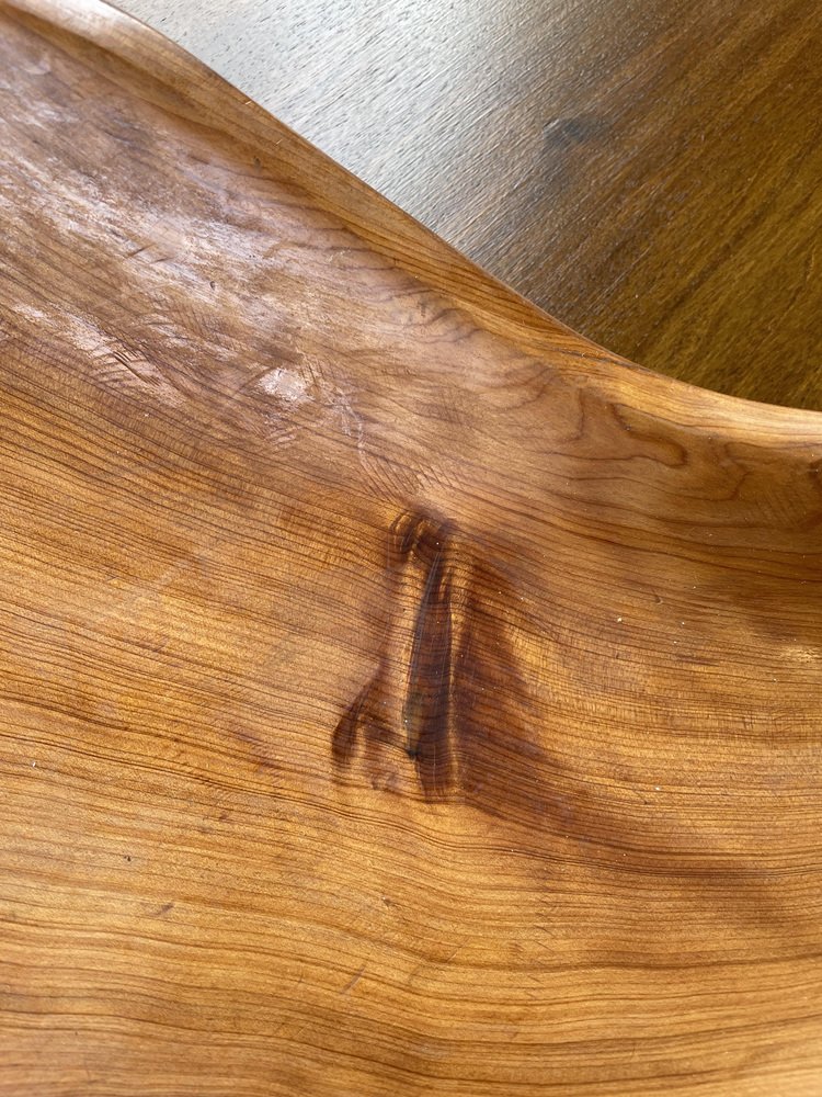 Cedar Root Wooden Flat Dish, 1950s for sale at Pamono