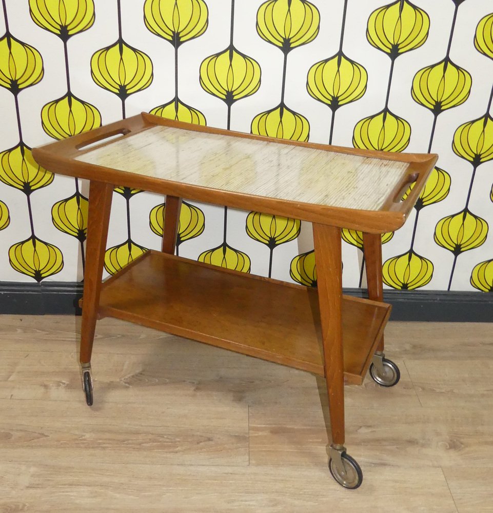 Opal Serving Car with Decorative Space from Opal Möbel, 1960s for sale ...
