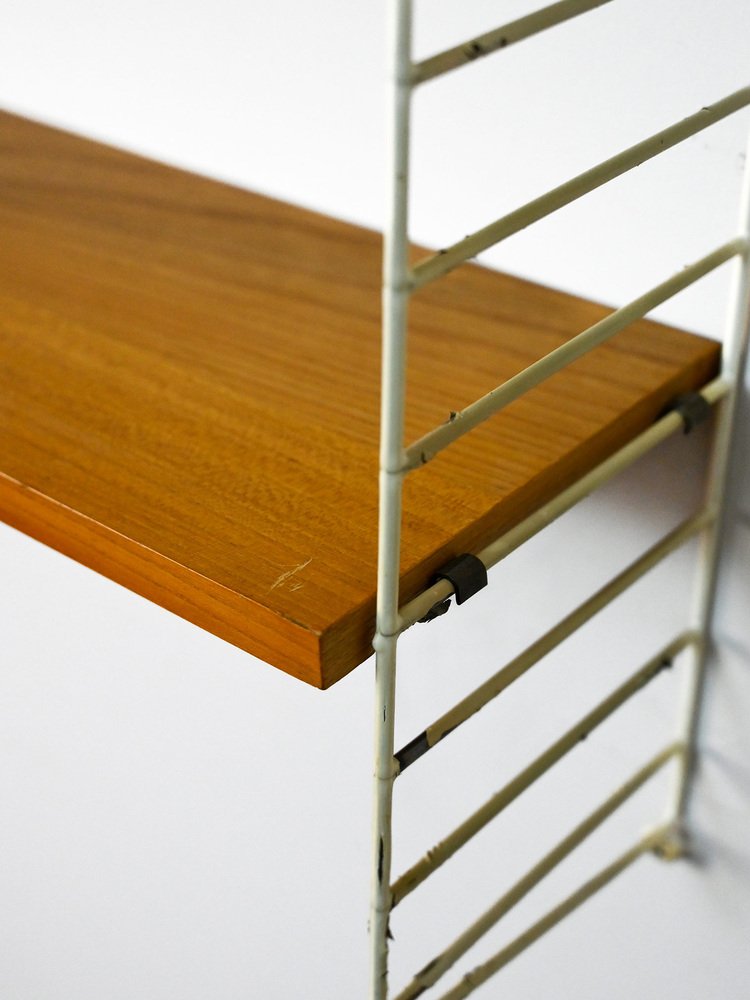 Vintage Wall Unit with Two Shelves, 1960s for sale at Pamono