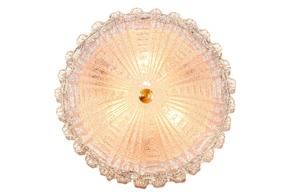 Italienische Hollywood Regency Deckenlampe von Barovier & Toso, 1960er bei Pamono kaufen