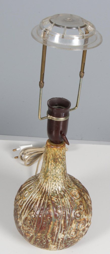 Table Lamp in Glazed Ceramic by Jørgen Mogensen, 1970s for sale at Pamono