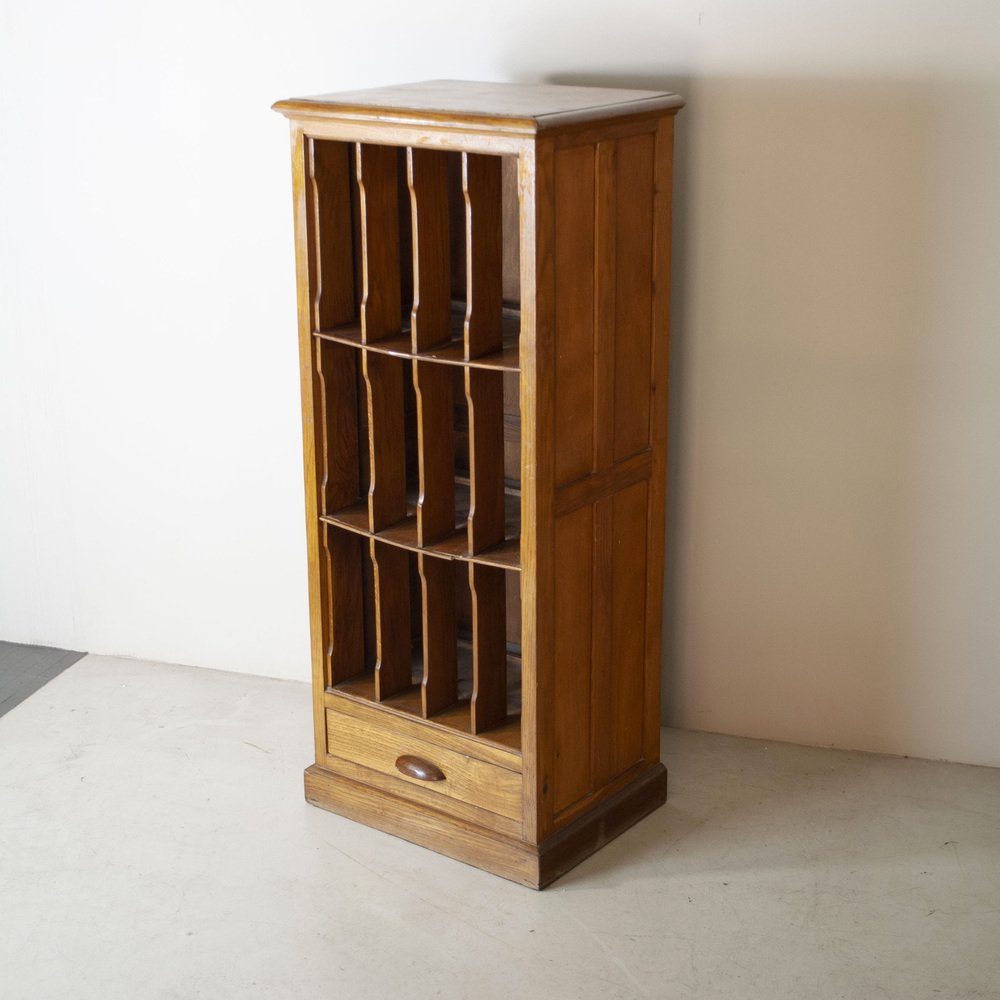Postal Archive Cabinet with Open compartments and Drawer, 1940s for ...