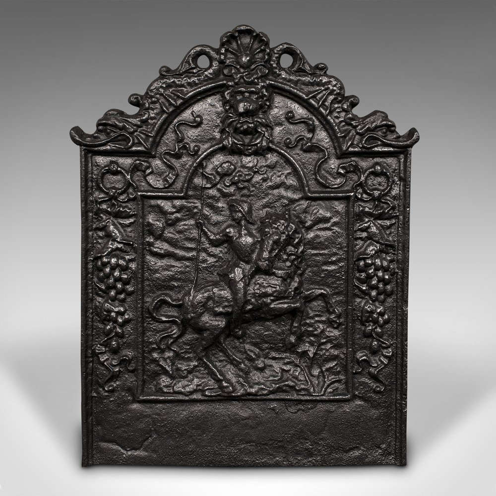 Antique English Decorative Fire Back, 1800 for sale at Pamono