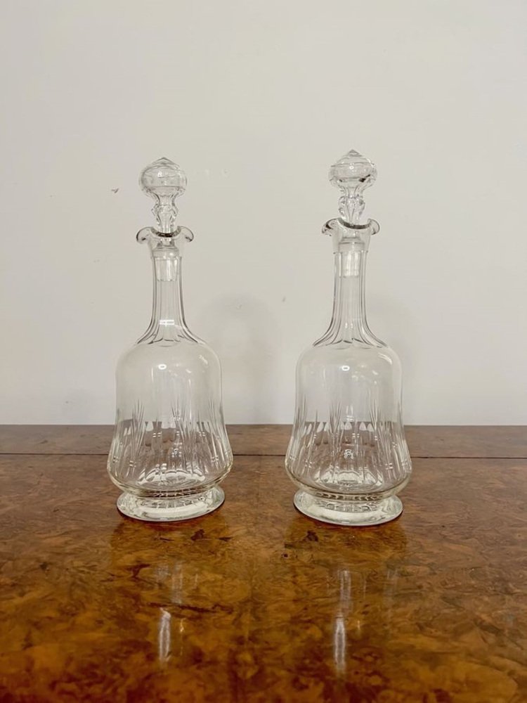 Victorian Decanters, 1880s, Set of 2 for sale at Pamono