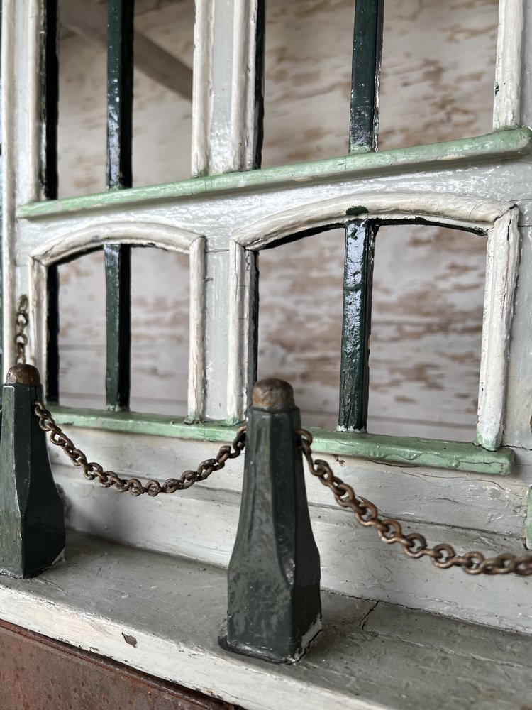 Late 19th Century Dutch Handmade Wooden Bird Cage Dutch Mansion, 1890s ...