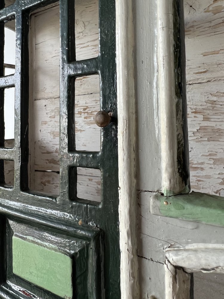 Late 19th Century Dutch Handmade Wooden Bird Cage Dutch Mansion, 1890s ...