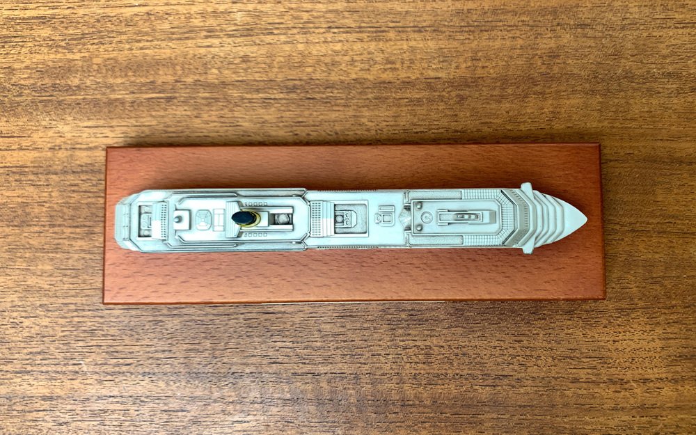 Vintage Italian Metal Costa Pacifica Cruise Ship Model for sale at Pamono