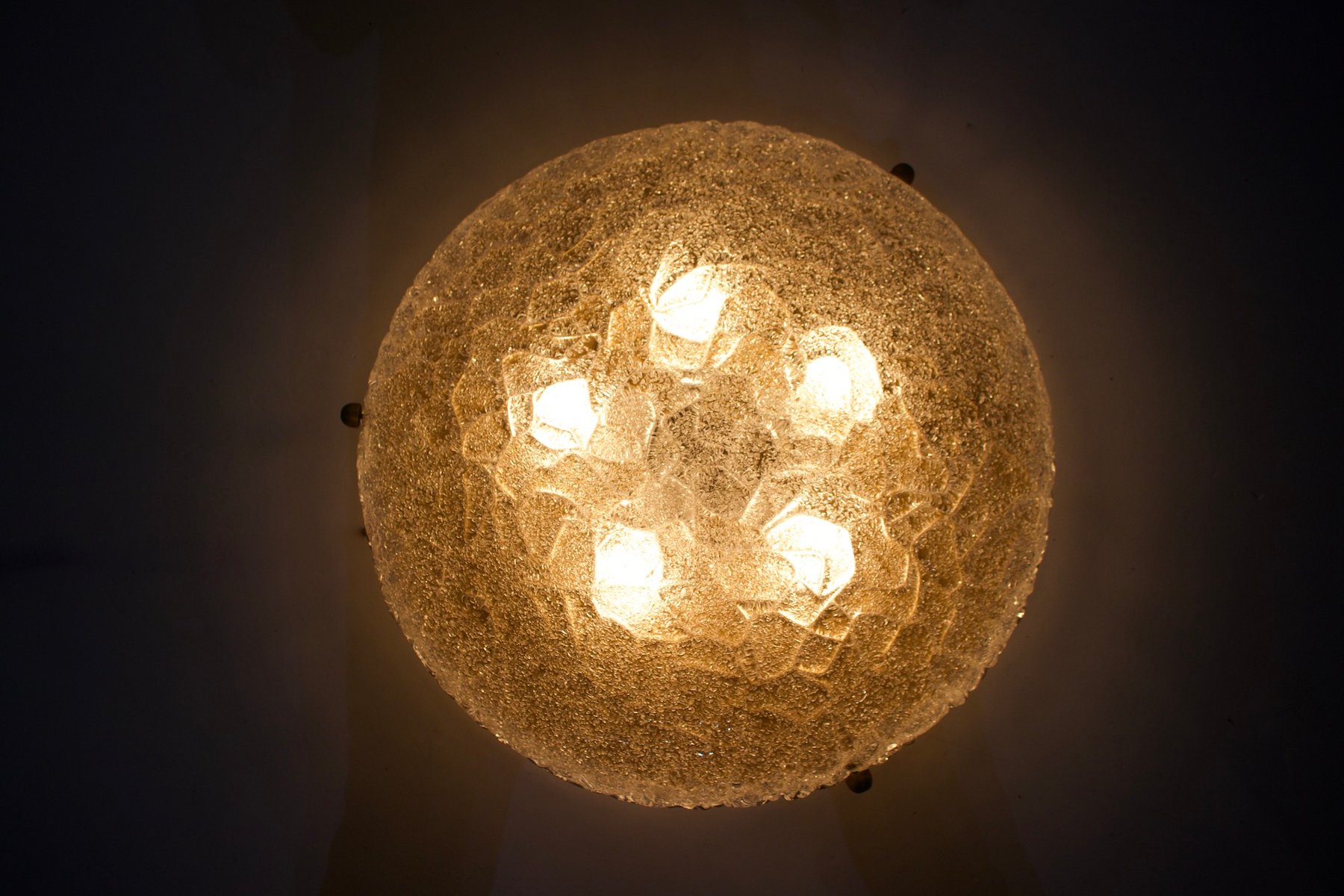 Large Round Glass in Kaiser Glass, 1970s for sale at Pamono