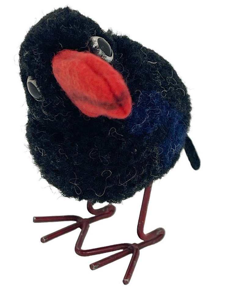 Small Wool Toy Raven Crow from Steiff, Germany, 1930s for sale at Pamono