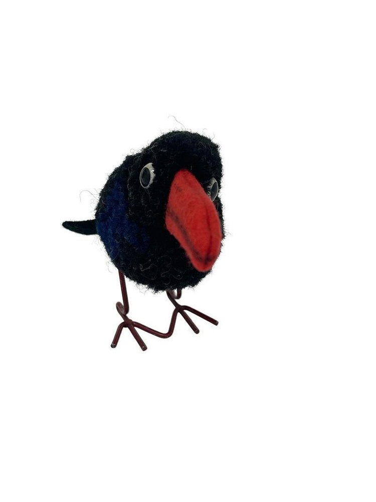 Small Wool Toy Raven Crow from Steiff, Germany, 1930s for sale at Pamono
