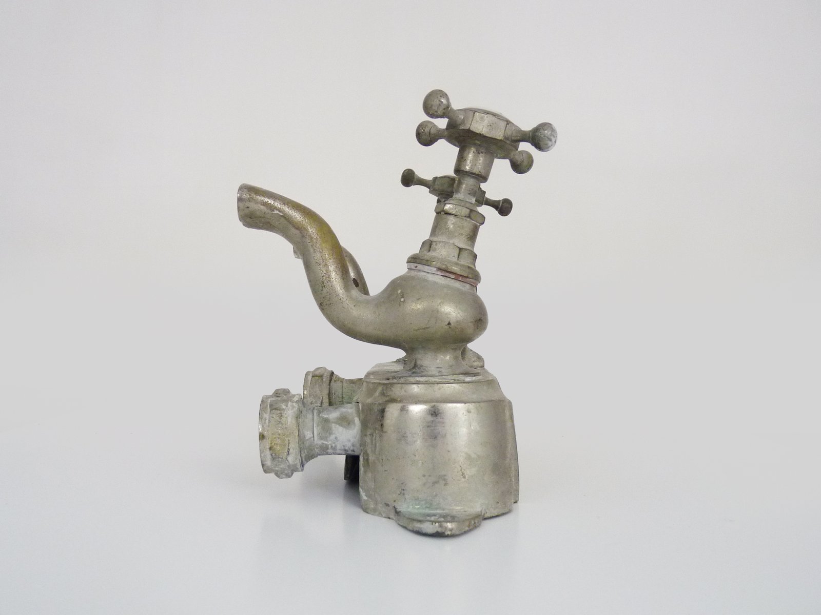 Bathtub Tap in Silver Bronze, 1930s for sale at Pamono