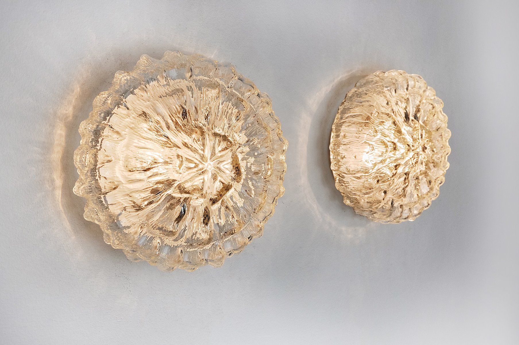 Blown Glass Bubbles Sconces attributed to Limburg, Germany, 1960s, Set ...
