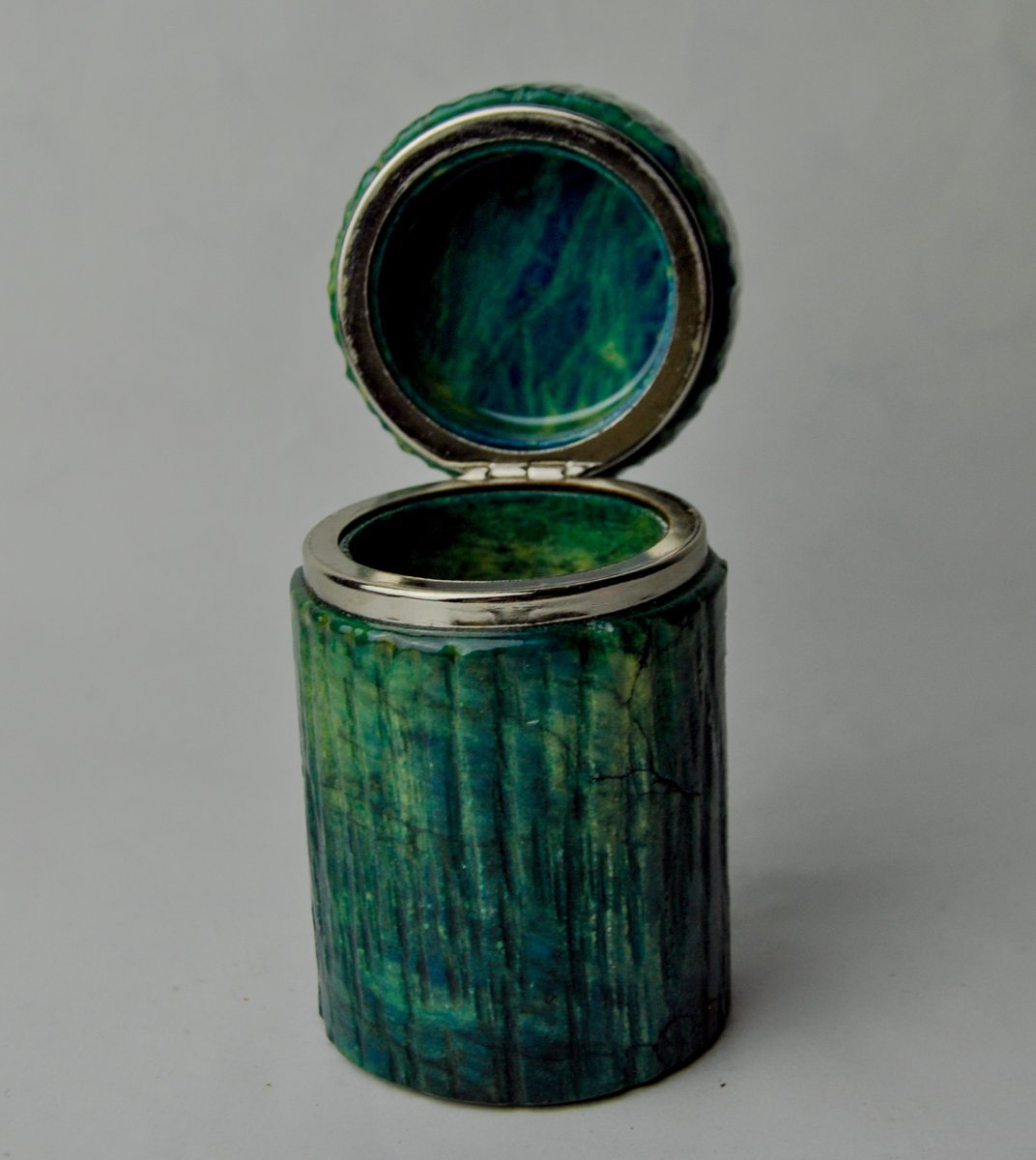 Turquoise Alabaster Cigarette Box attributed to Romano Bianchi, Italy ...