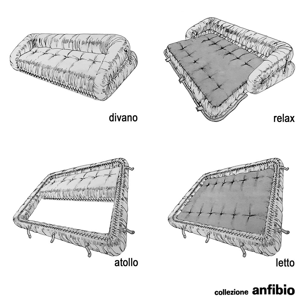 Divano Anfibio di Alessandro Becchi per Giovannetti Collezioni in ...