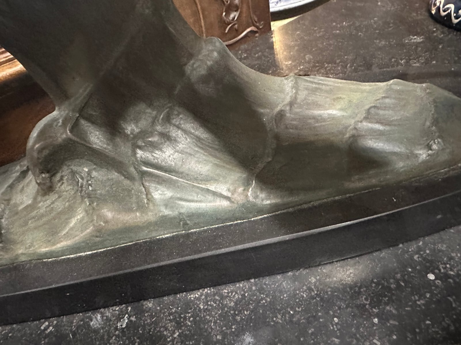 Bronze Seagull on Marble Base, 1920s for sale at Pamono