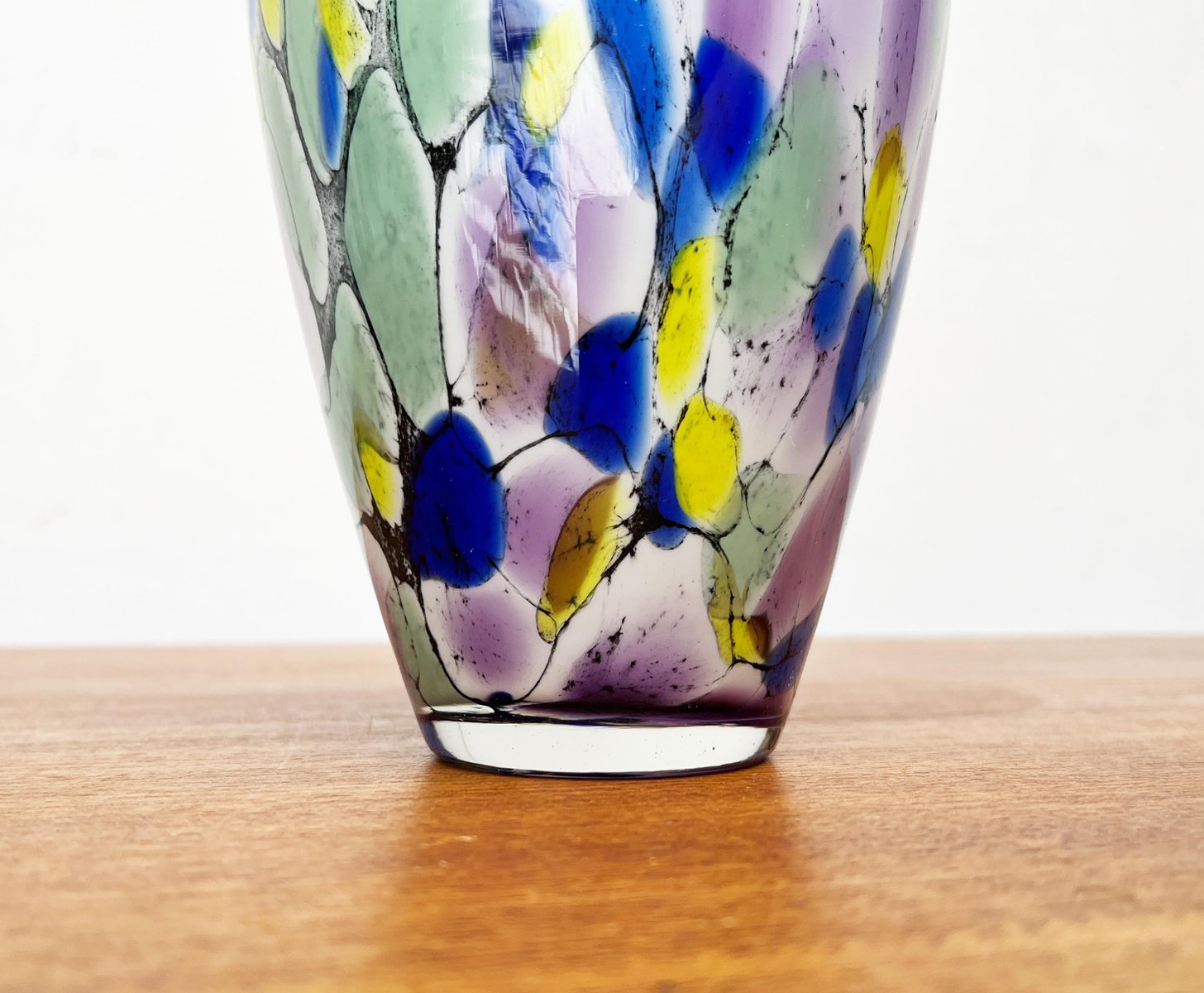 Postmodern Art Glass Vase by Hans Jürgen Richartz for Richartz Art ...