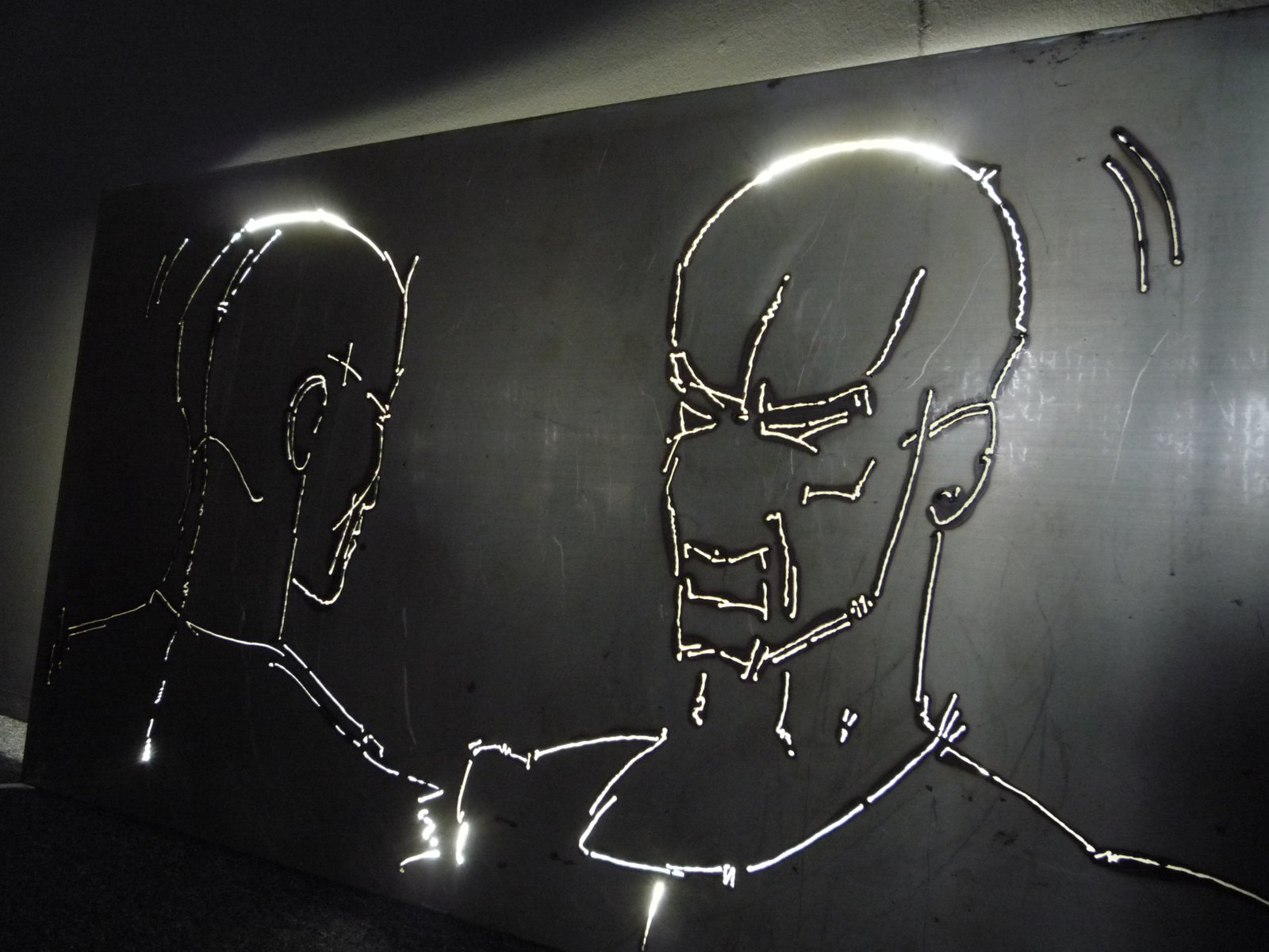 Brutalist Handmade Metal Wall Art by Gui Gui, 1993s for sale at Pamono