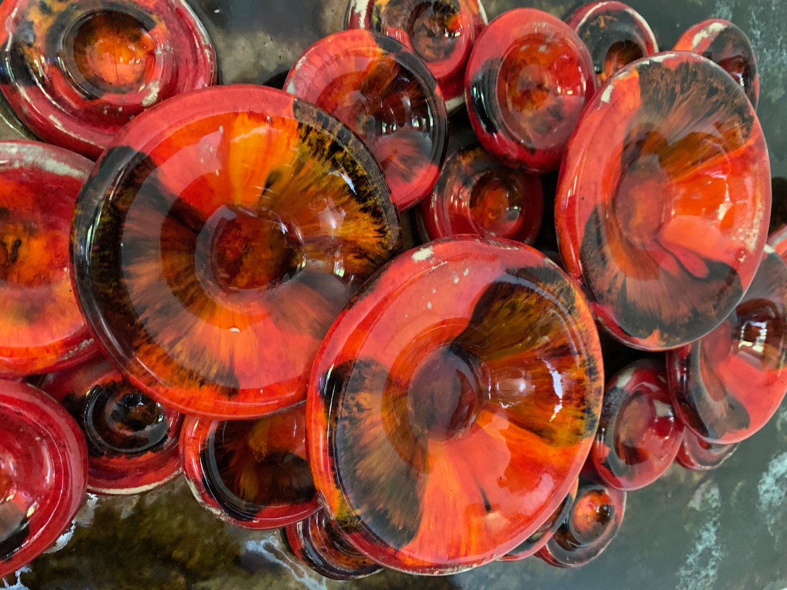 Wall Arrangement by Rusch Art Keramik, Germany, 1960s for sale at Pamono