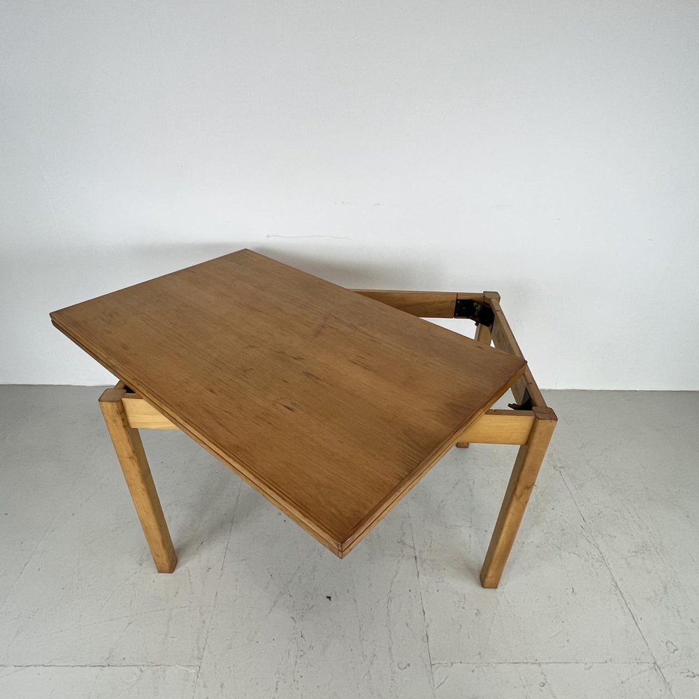 Mid-Century Danish Extendable Flip Top Dining Table for sale at Pamono