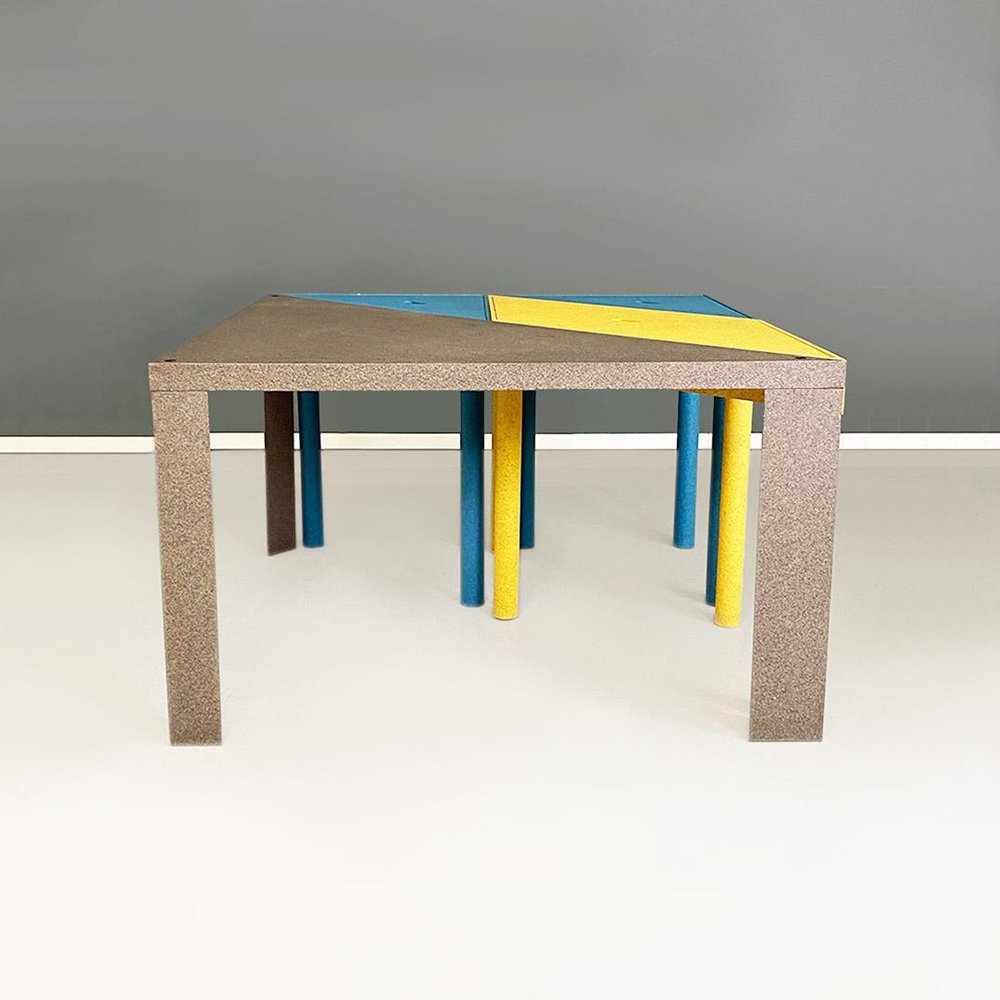 Italian Tangram Modular Table attributed to Massimo Morozzi for Cassina ...