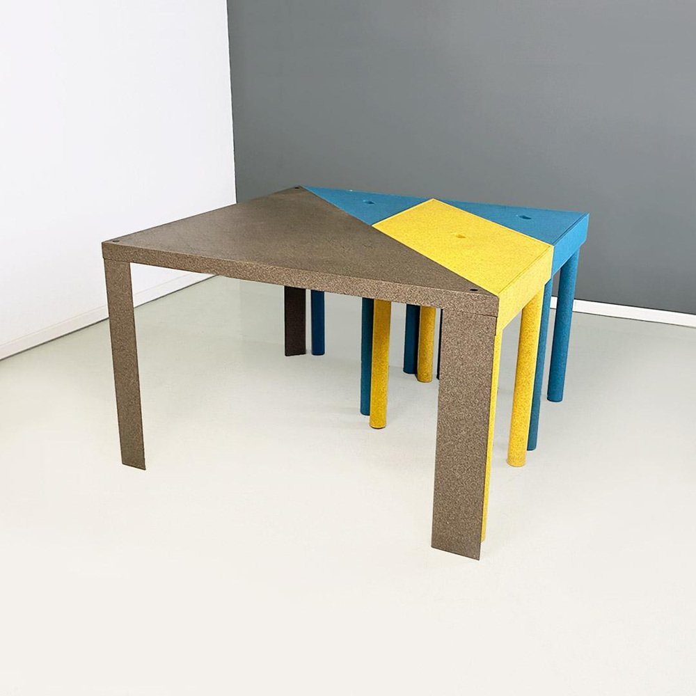 Italian Tangram Modular Table attributed to Massimo Morozzi for Cassina ...