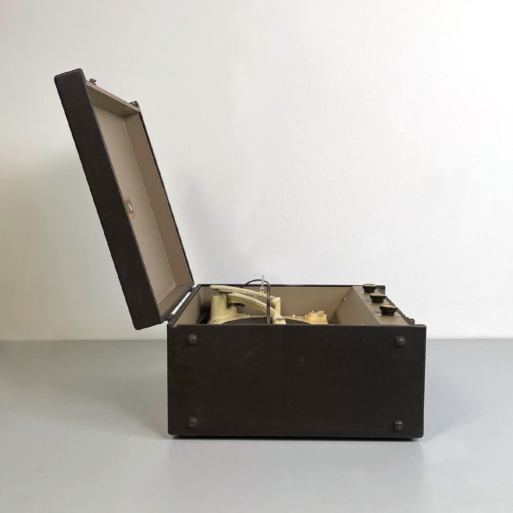 Mid-Century Modern English Vinyl Record Player Case attributed to His ...