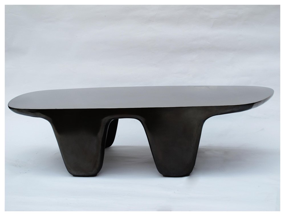 Bobo Brass Coffee Table by Stefan Leo for sale at Pamono