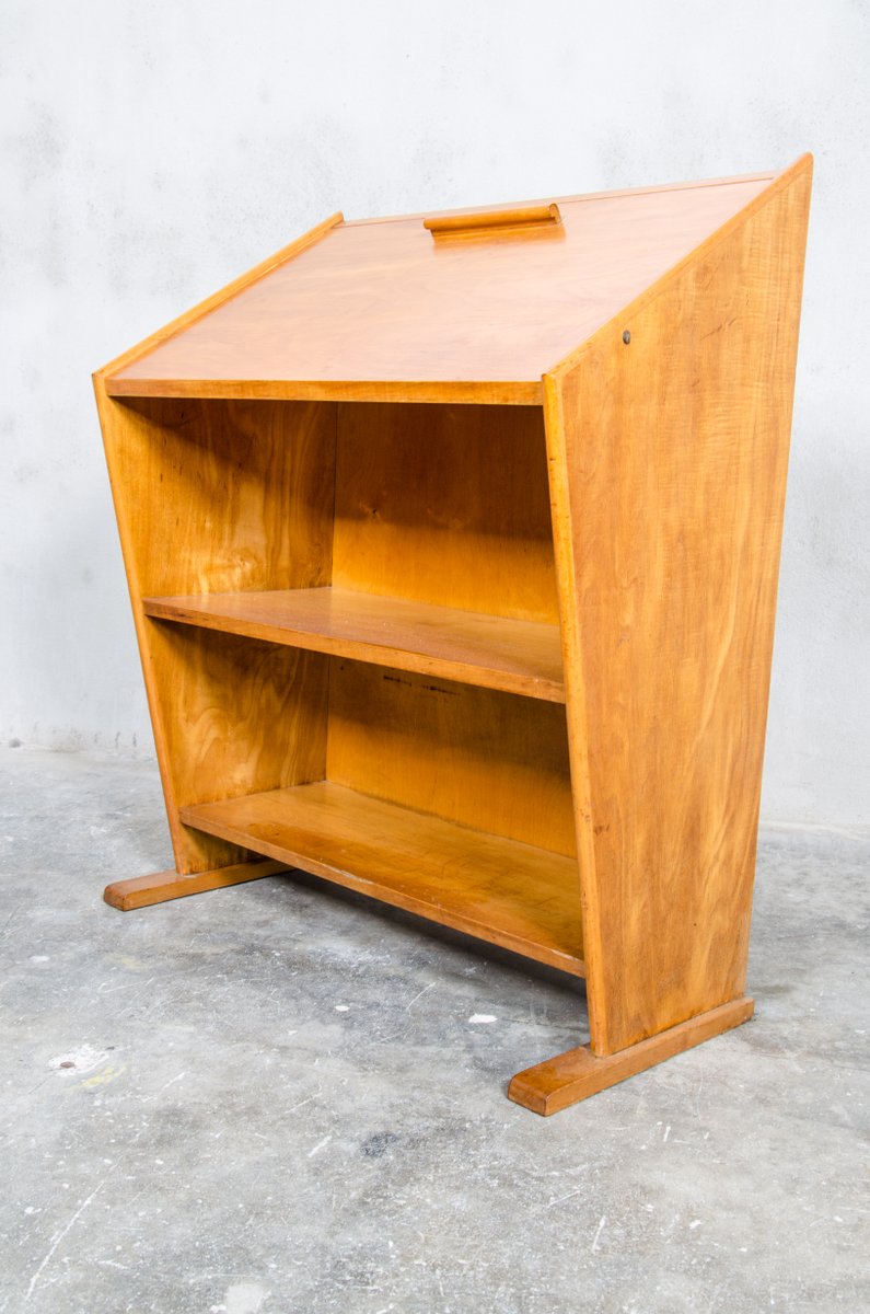 Birch Secretare by Cor Alons for Gouda den Boer, 1950s for sale at Pamono