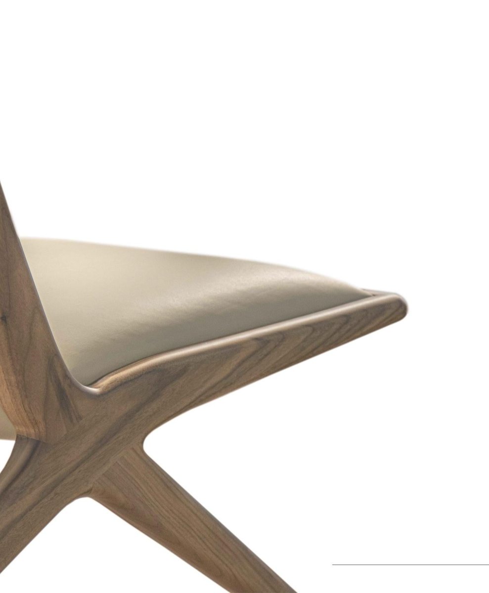 Oak Structure Kaya Lounge Chair by LK Edition for sale at Pamono