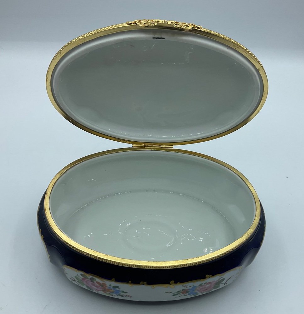 Casket Box in Limoges Porcelain for sale at Pamono